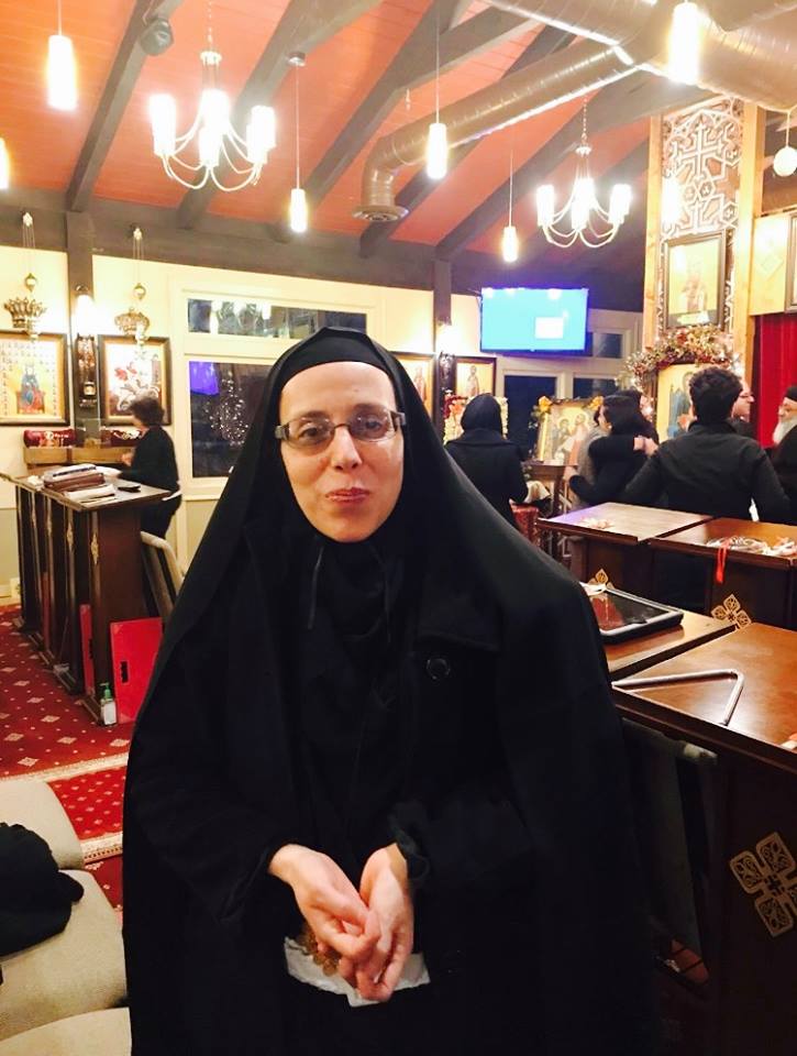 Tasony Hannah became a consecrated nun at St Mary & St Demiana Coptic ...